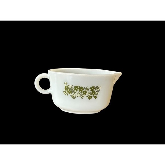 Pyrex | Dining | Vintage Pyrex Spring Blossom Milk Glass Gravy Boat ...